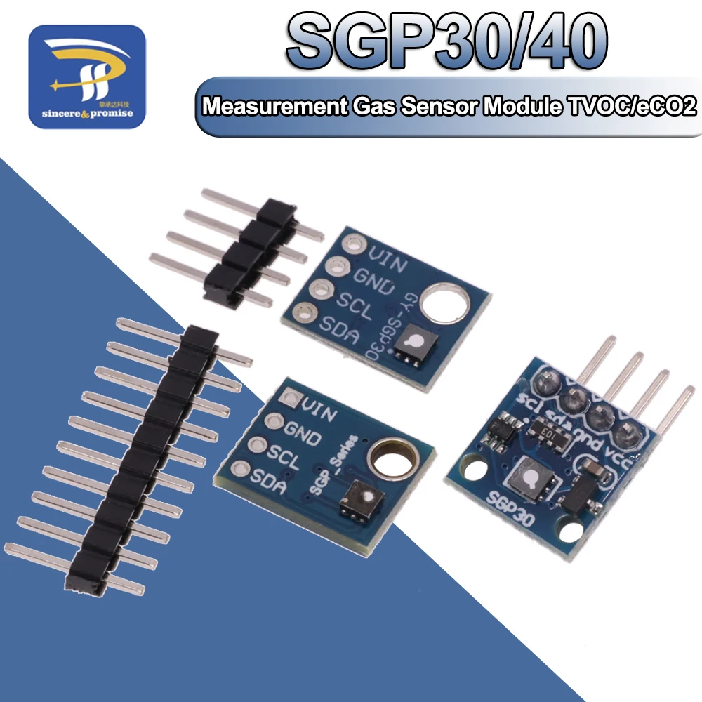 Indoor Air SGP30 Meting Gas Sensor Multi Pixel Tvoc/ECO2 Kwaliteit ...