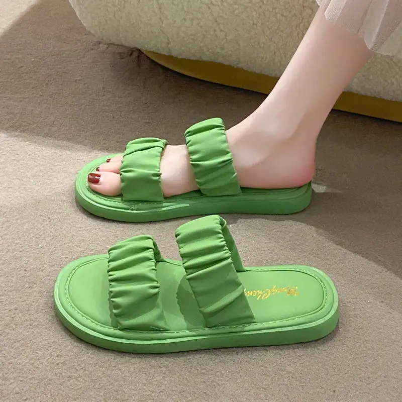 Beach-Shoes-Ladies-Slippers-Low-Luxury-Slides-Slipers-Women-Sabot-Flat ...