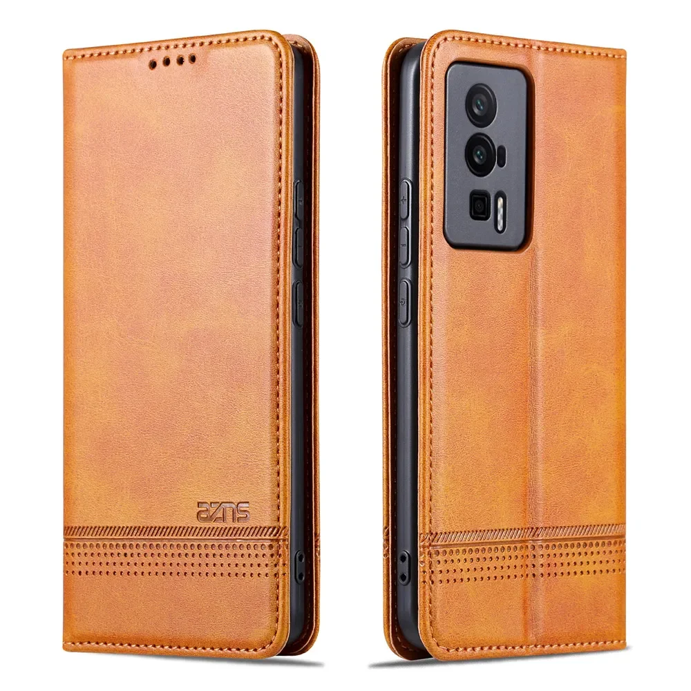 POCO-F5-Pro-5G-F6-F4-Retro-Wallet-Book-Leather-Case-Flip-Magnet-Premium ...
