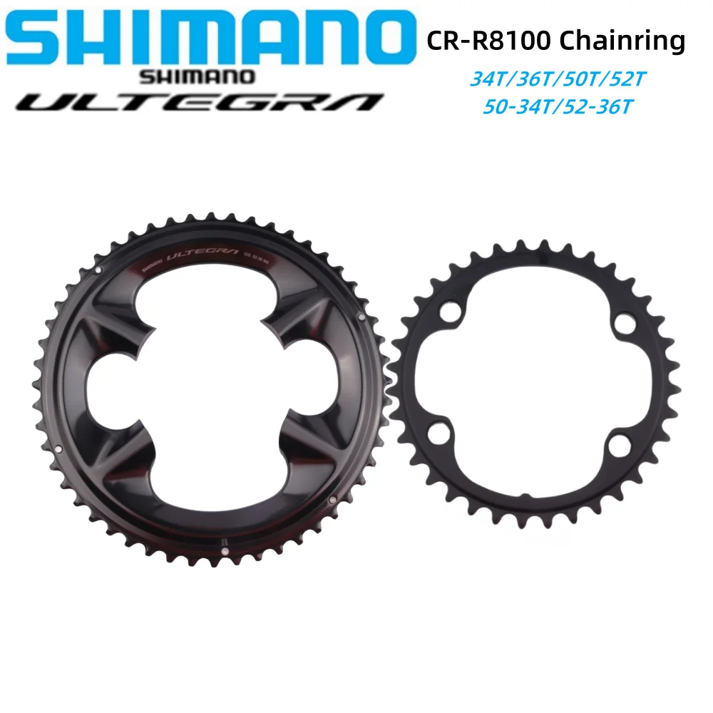Shimano-Ultegra-CR-R8100-Chainring-12-Speed-For-Road-Bike-34T-36T-50T ...