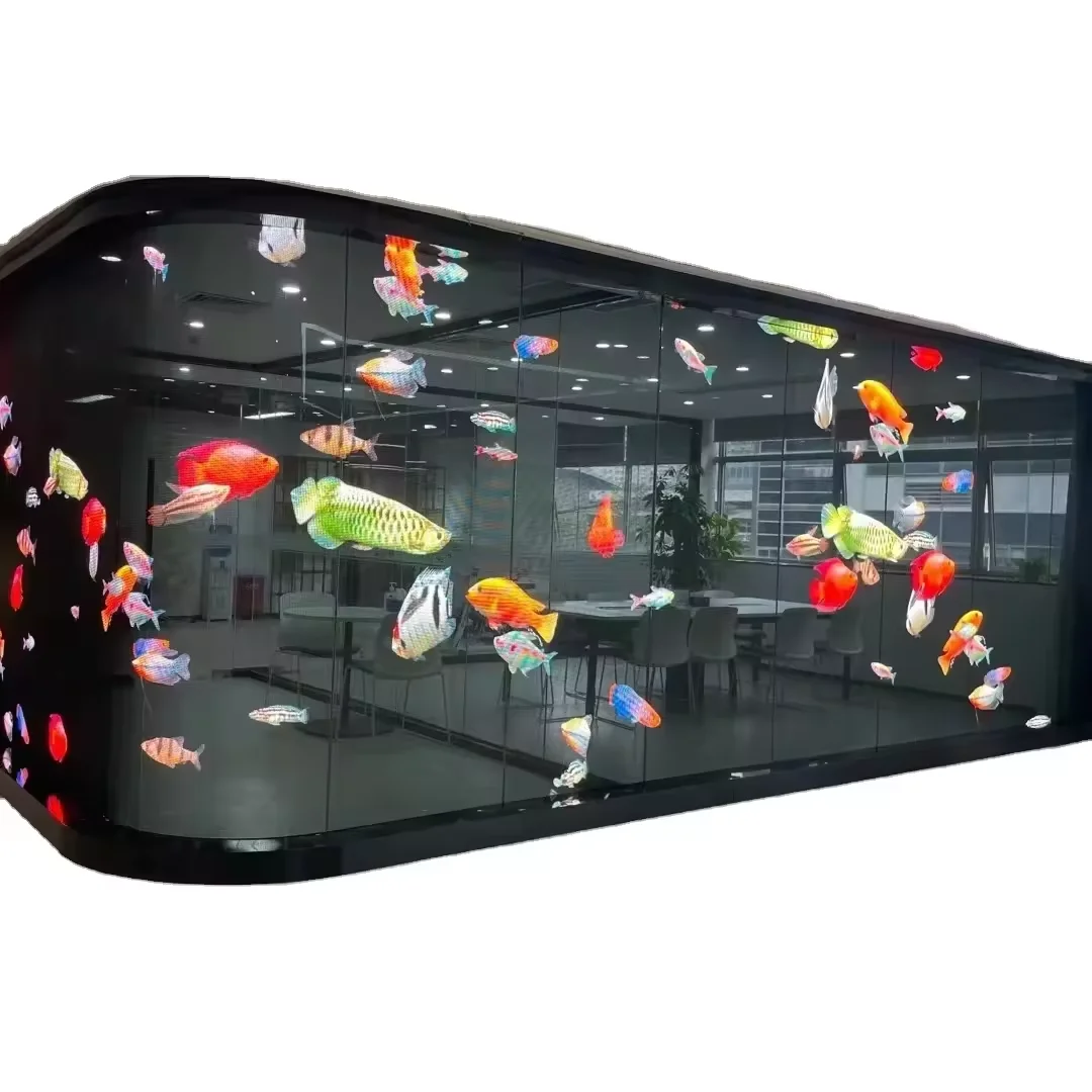 High-Transparency-Indoor-P6-25-Holographic-Transparent-Led-Panel-Screen ...