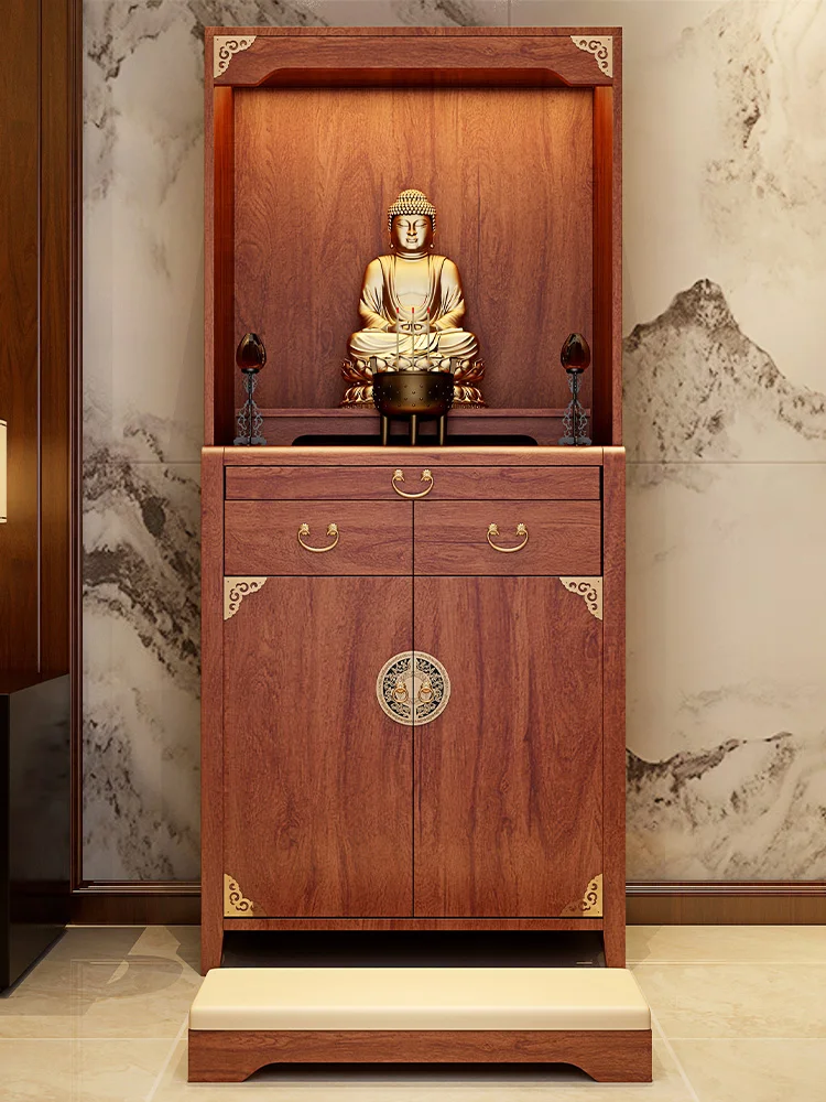 CXH Clothes Closet Household Altar Solid Wood Buddha Shrine ...
