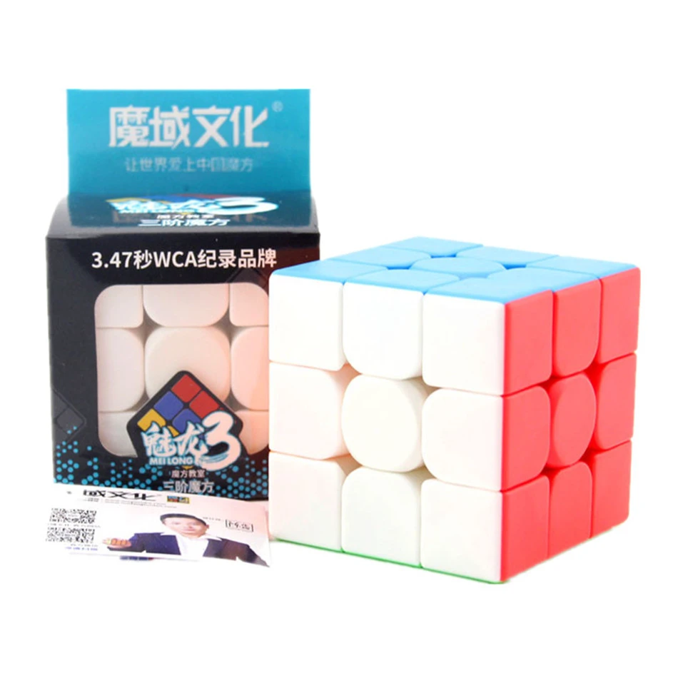 [Picube] Moyu meilong 3x3x3 매직 스피드 큐브 퍼즐 stickerless 3x3 Professional ...