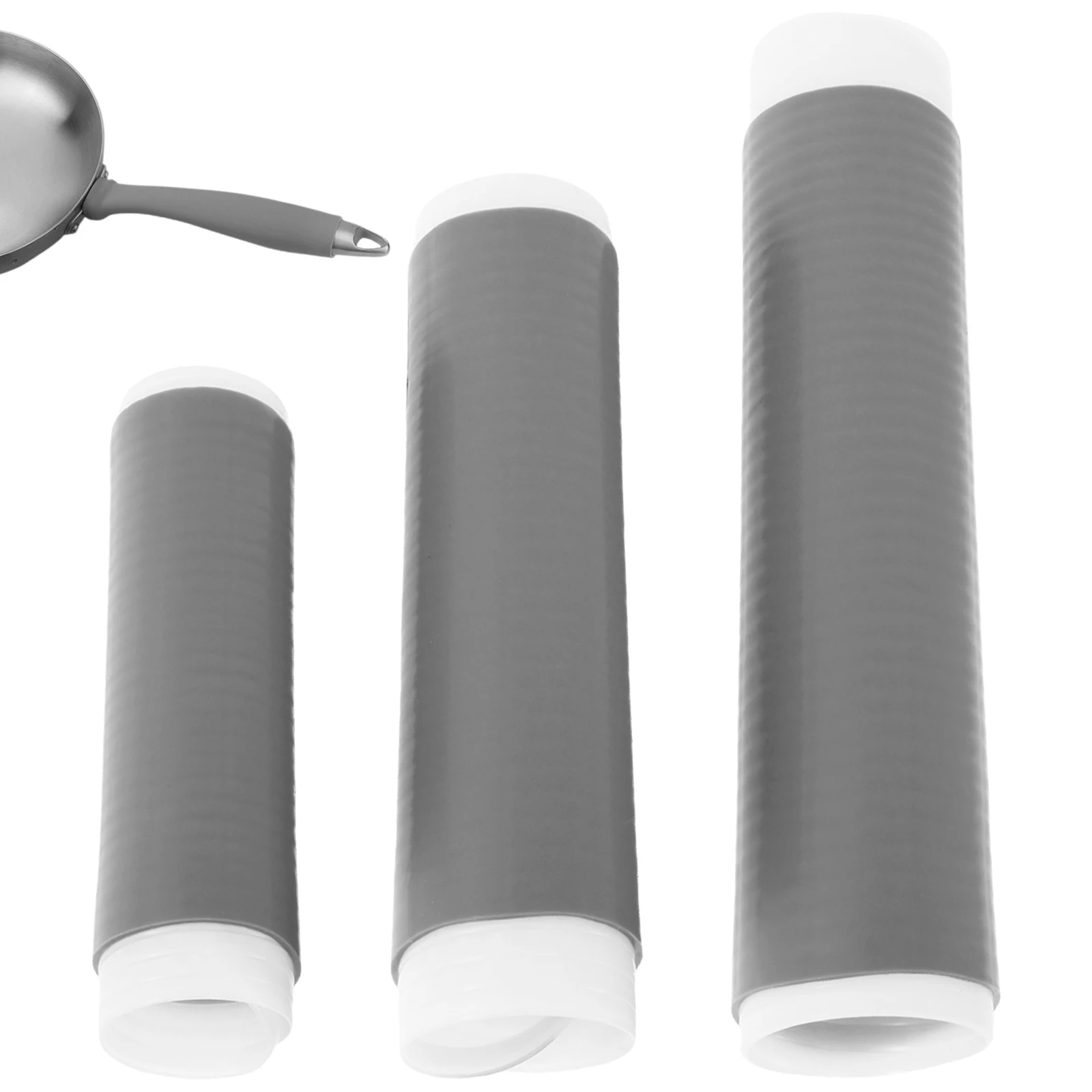 New-3Pcs-Pot-Handle-Heat-Insulation-Cover-Silicone-Hot-Pot-Handle ...