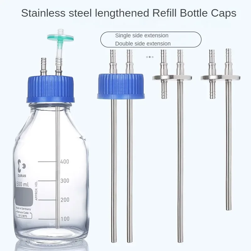 GL45 Refill Bottle Caps Single Side Extension Refill Cap Stainless ...