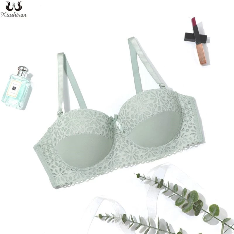Xiushiren Candy Color Demi Bras For Teens Girls C D Cup Bra For Women ...