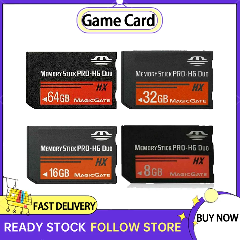Game Card 8GB/16GB/32GB Memory Card Pre-installed For PSP 1000/2000 ...