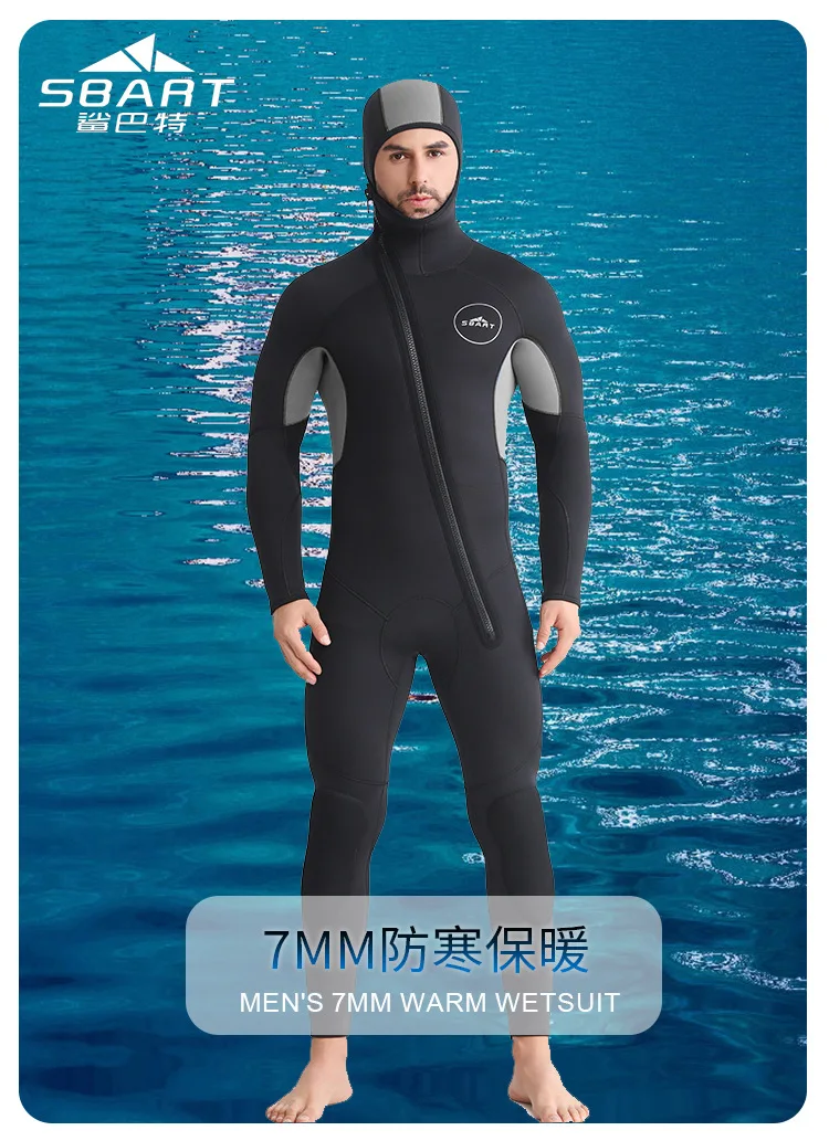 7MM-Men-CR-Neoprene-Full-Body-Keep-Warm-Lining-With-Fleece-Snorkeling ...