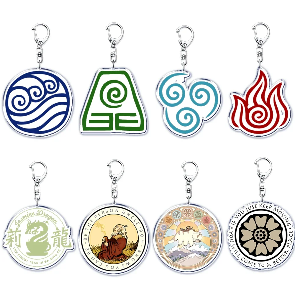Avatar-The-Last-Airbender-Logo-Key-Chain-Keychains-Animals-Duck-Monkey ...