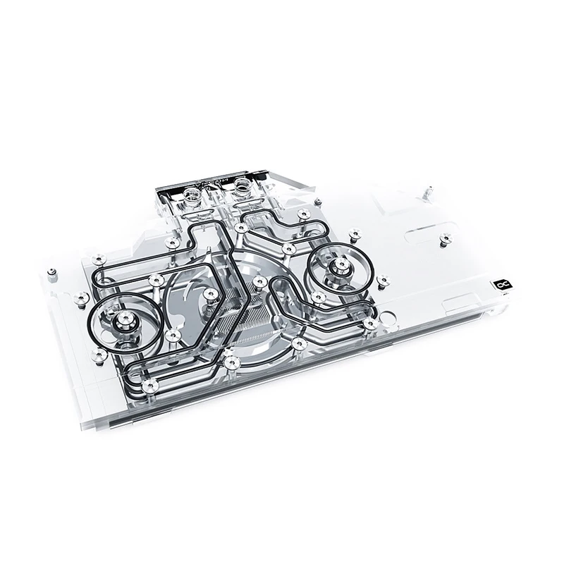 Alphacool eisblock aurora acrílico bloco de água para xfx speedster ...