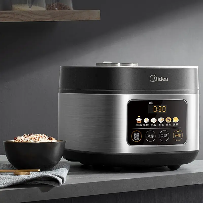 Midea Olla arrocera eléctrica para el hogar, dispositivo de cocina portátil de 4L, reserva ...