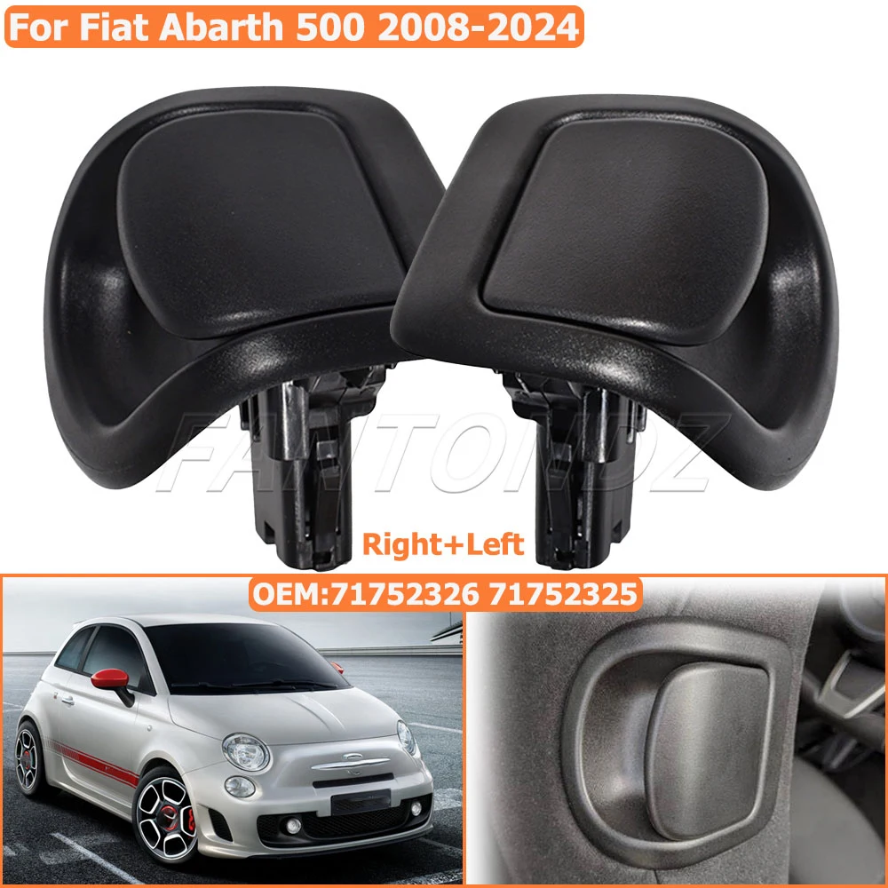 1Pair Front Seat Adjustment Handle Left Right For Fiat Abarth 500 2008 ...