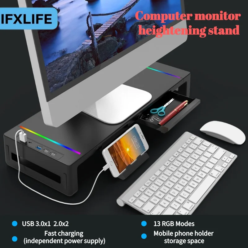 IFXLIFE Multi - Function Computer Monitor Increase Frame, Laptop ...