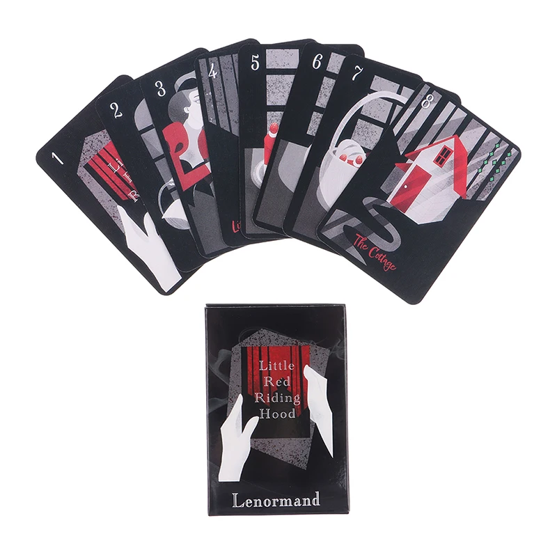 1Box New Little Red Riding Hood Lenormand Oracle Card Tarot Cards Game ...