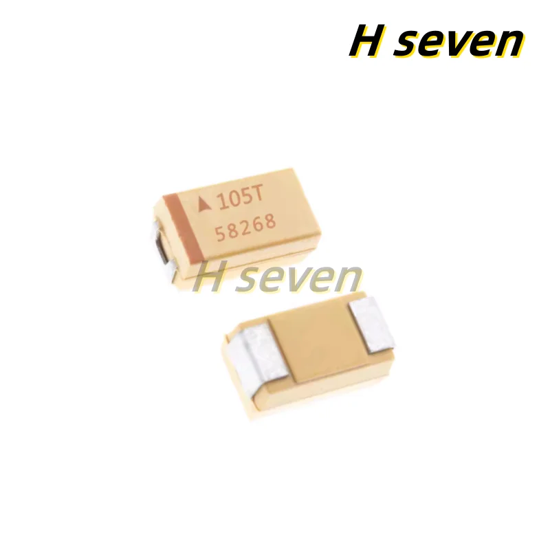 10pcs 2312 SMD Tantalum Capacitor 6032 C Type 50V 1UF ±10% 105T ...