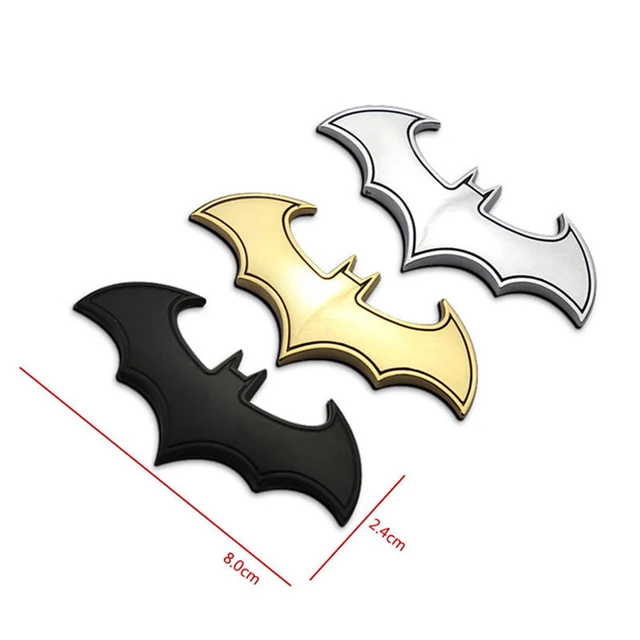 Cool 3D Metal bat auto logo car sticker metal badge emblem tail decal ...