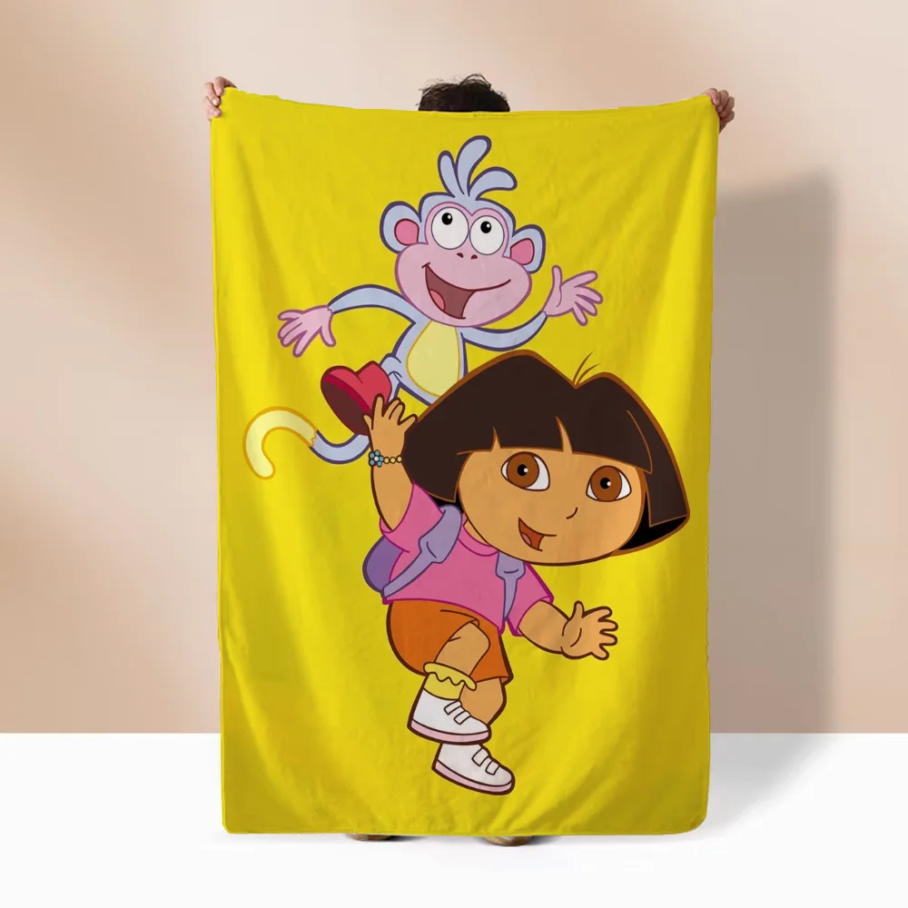 Dora-the-Explorer-Blanket-Bed-Blankets-and-Throws-Microfiber-Bedding ...