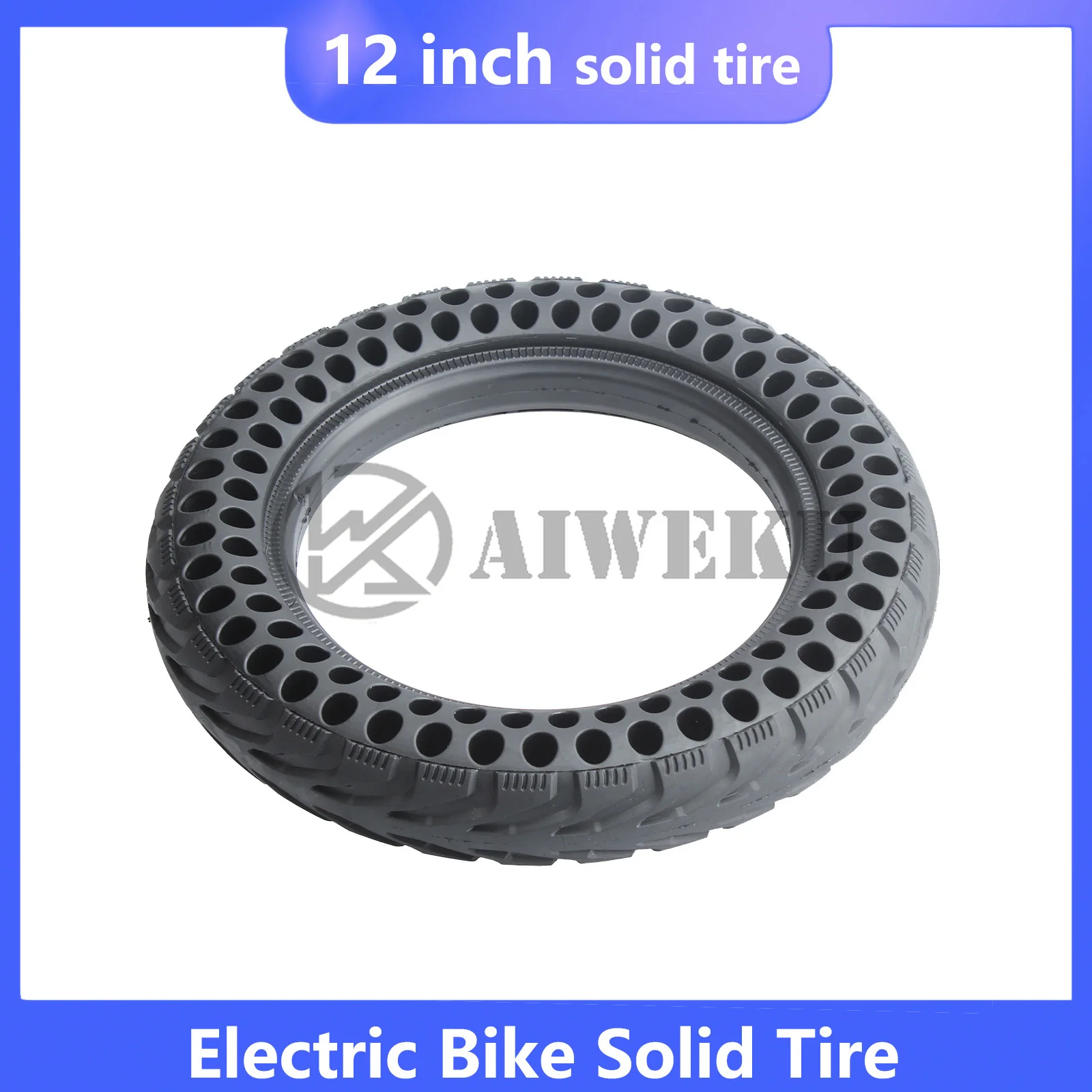 Solid Rubber Tires 12 Inch Solid Rubber Airless Tire For Electric ...
