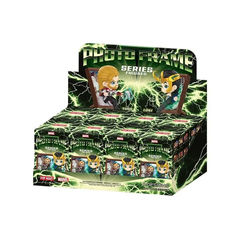 Marvel Photo Frame Series Blind Box Figure The Avengers Iron Man Spider ...