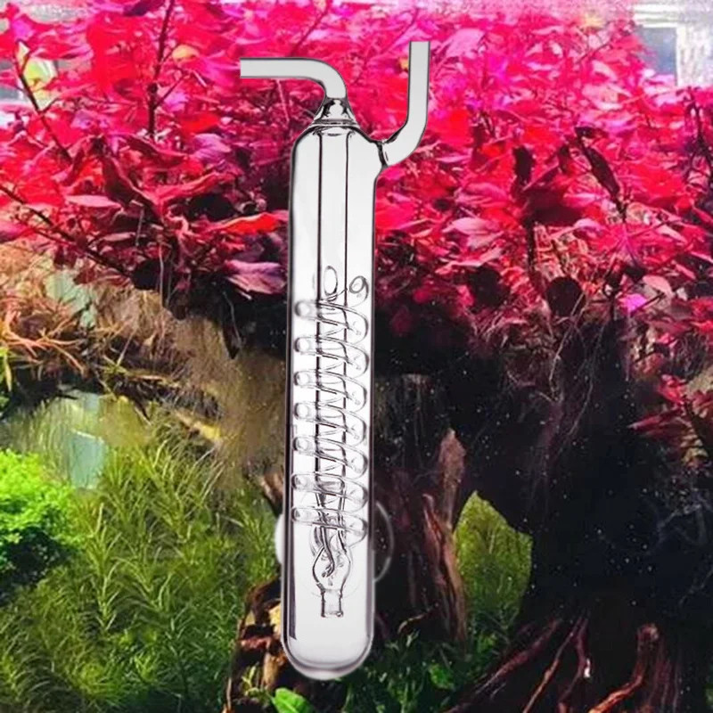 Aquarium-Spiral-Bubble-Recorder-Co2-Diffuser-Atomizer-Glass-ADA-Style ...