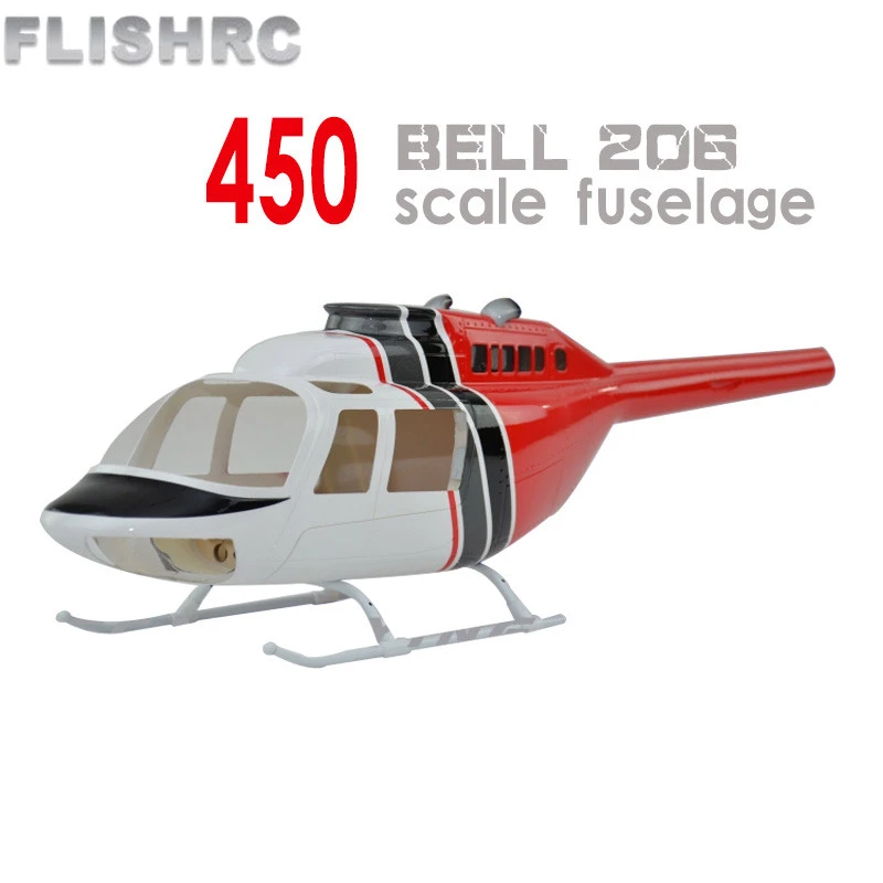 450 450bell 206 Scale Fuselages Simulation Helicopter For 450pro ...