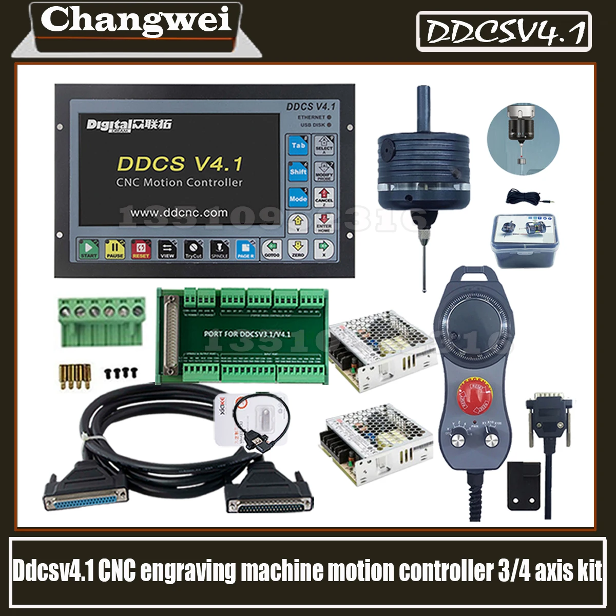 Ddcsv3-1-atualizar-ddcs-v4-1-3-axis-4-axis-cnc-controlador-kit-mach3-3d ...