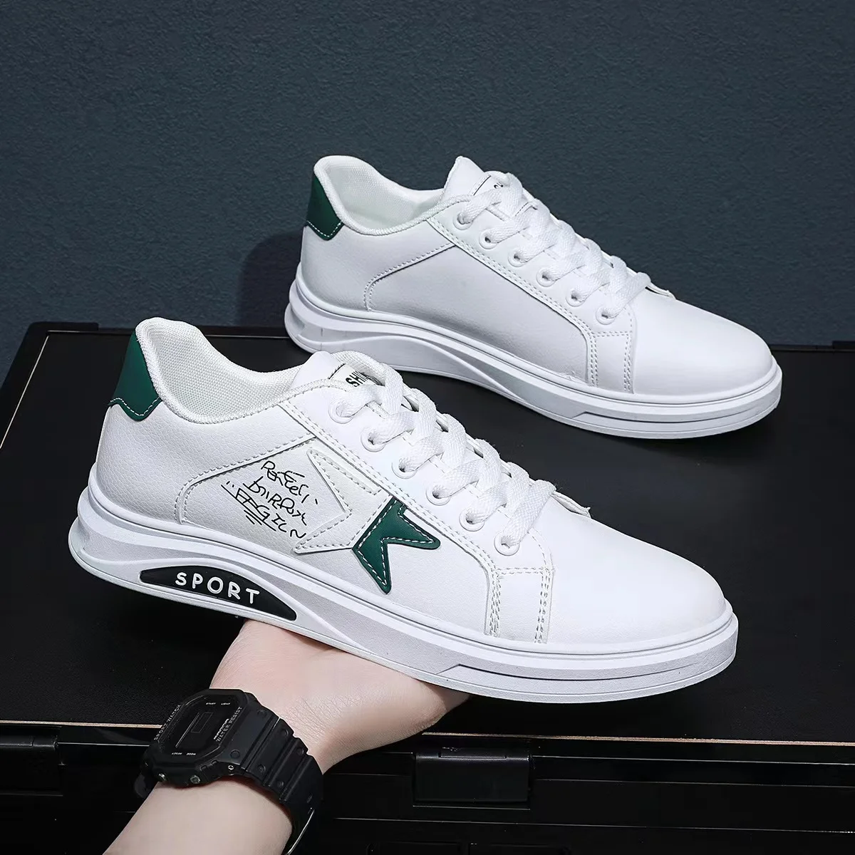 Mens Sneakers Vulcanize Cheap | Cheap White Sneakers Men | Cheap Spring ...