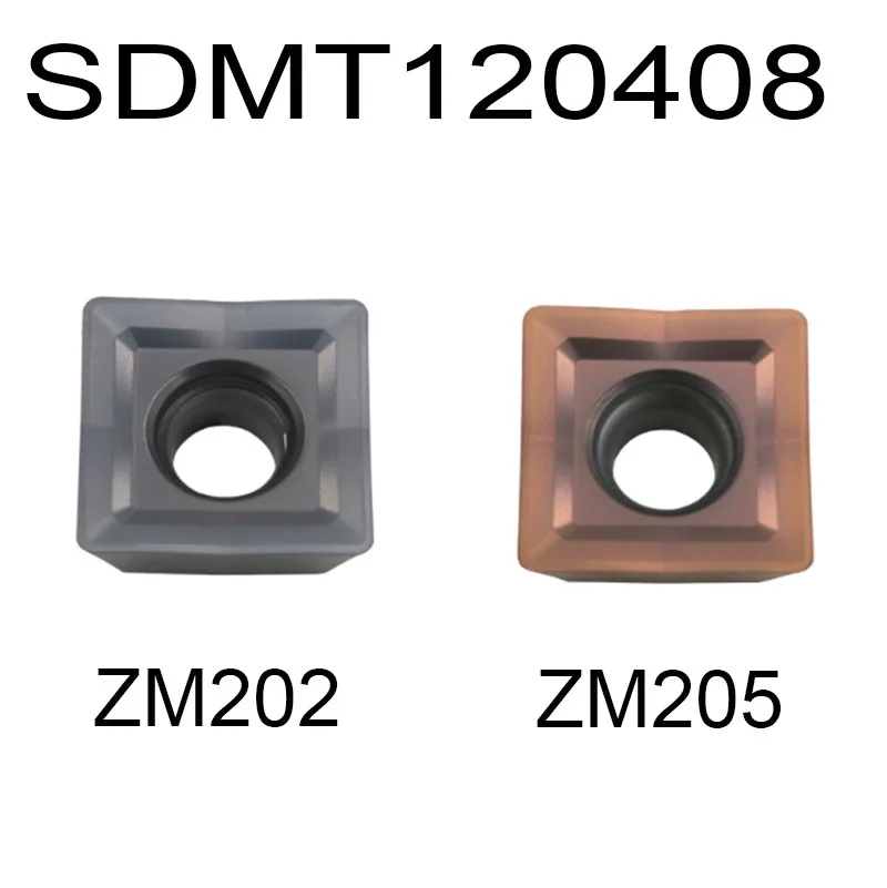 10PCS SDMT120408 SDMT 120408 Carbide inserts Fast feed milling inserts ...