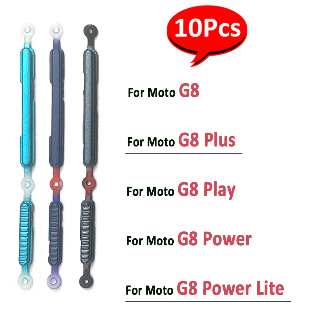 10Pcs-Tested-NEW-Side-Power-Key-Volume-Button-Replacement-Parts-For ...