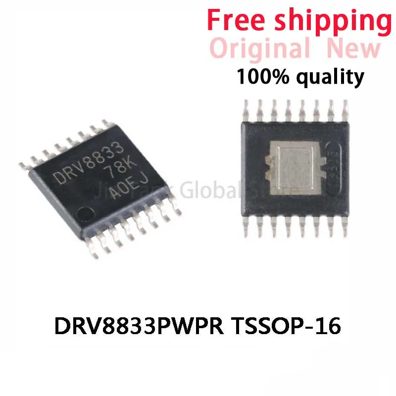 10pcs DRV8833PWPR HTSSOP16 DRV8833PWP HTSSOP-16 DRV8833 TSSOP16