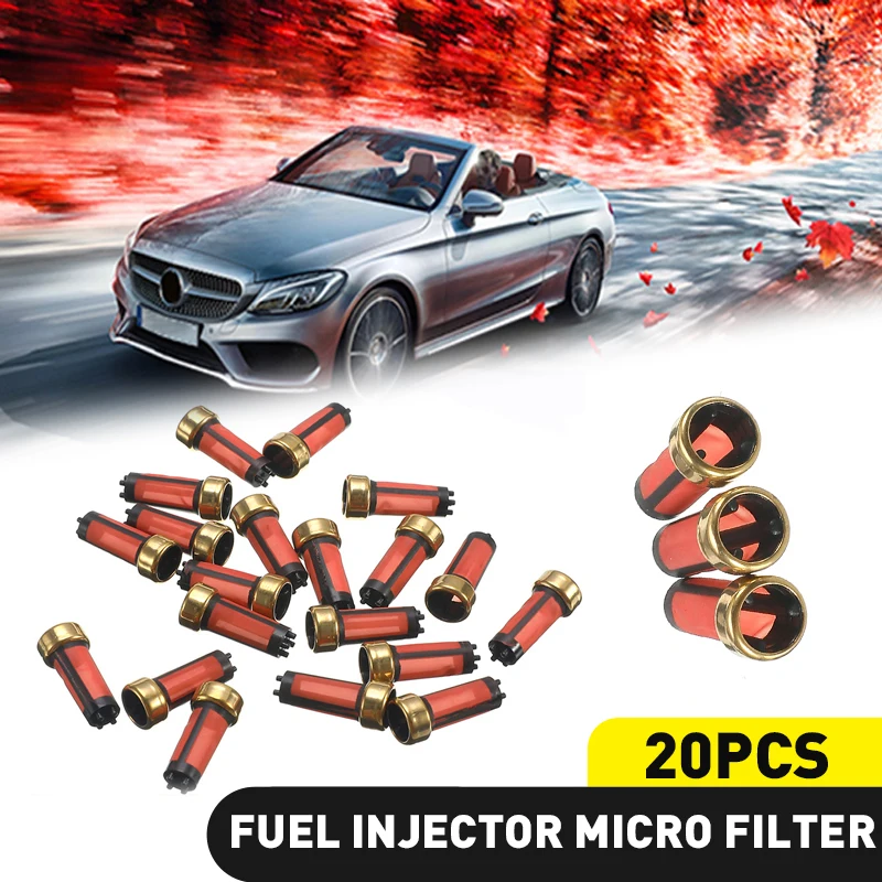 20-Pcs-14-6-3mm-High-Quality-Car-Petrol-Fuel-Injector-Micro-Filter-For ...