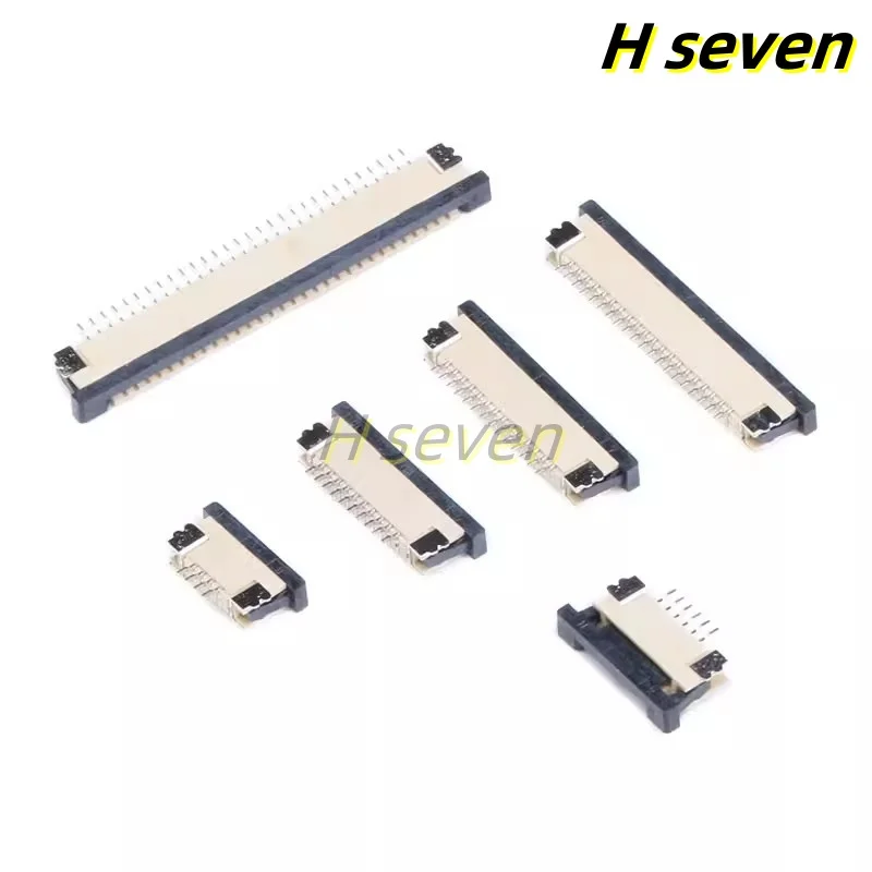10pcs-FPC-FFC-Connector-Spacing-1-0MM-4P-50P-Flat-Cables-Up-Down ...
