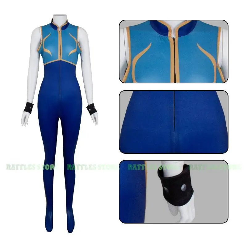 SF-Chun-Li-Cosplay-Costume-Game-Blue-RolePlay-Dress-Jumpsuit-ChunLi ...