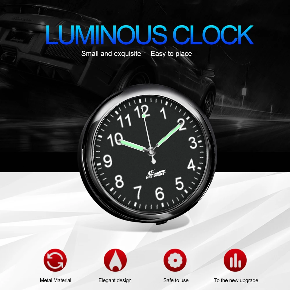 Car Clock Mini Timetable Digital High-precision Luminous Clock ...