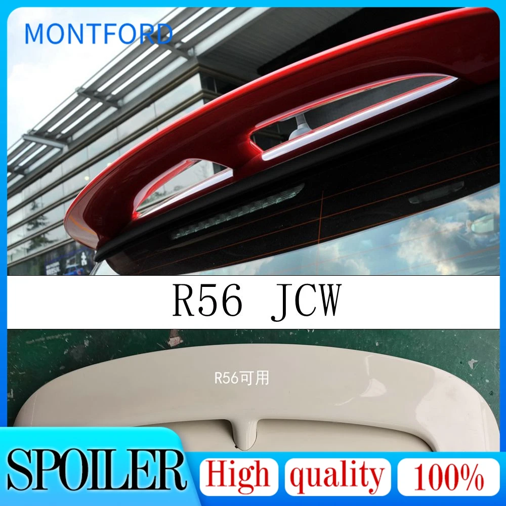 FOR-MINI-COOPER-R56-JCW-TYPE-ABS-Unpainted-GLASS-ROOF-SPOILER-TRIM-BODY ...