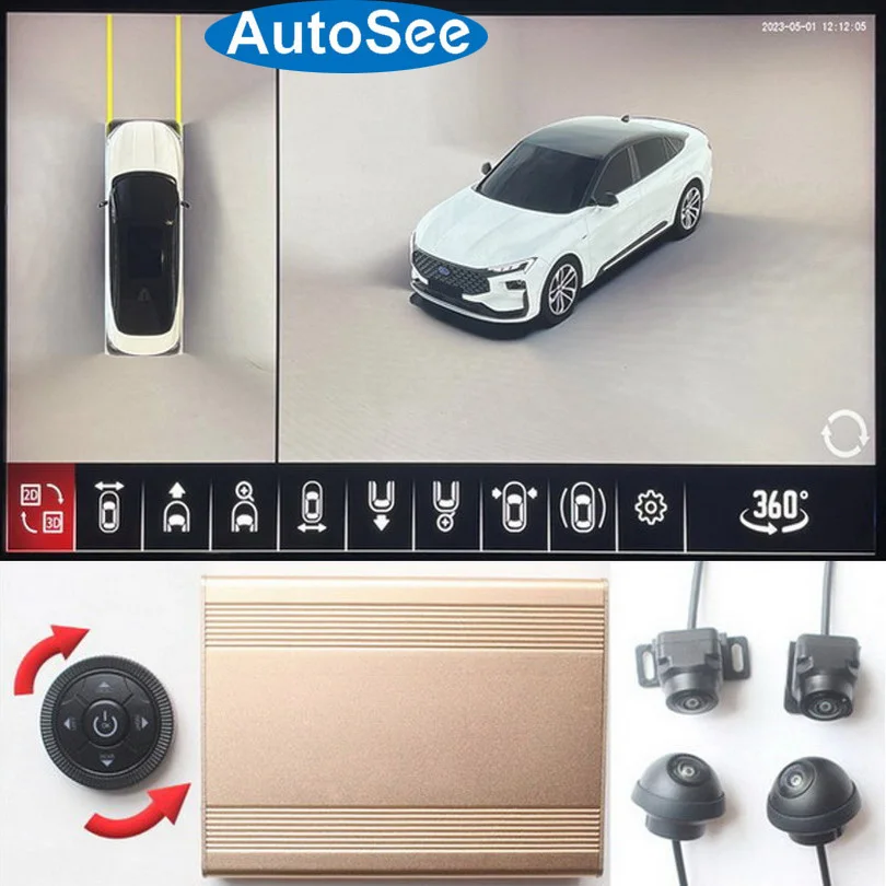suit-original-OEM-monitor-for-Dodge-Challenger-360-degree-camera-3D ...