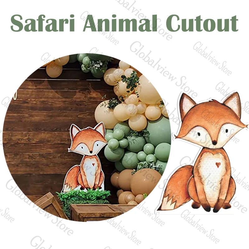 Safari Animal Recortes Backdrop, Floresta Decoração De Aniversário ...