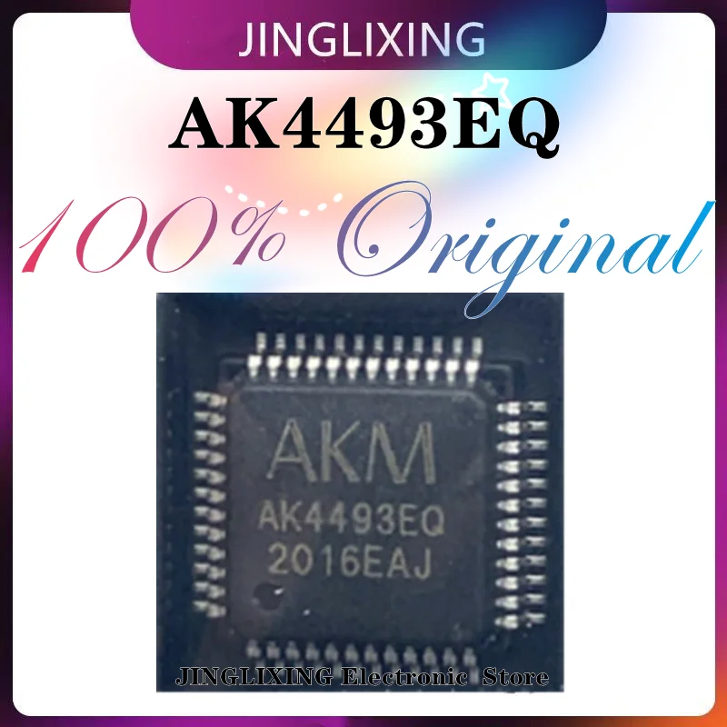 1ピース/ロット新オリジナルAK4493EQ QFP-48 AK4493 QFP48 icチップ