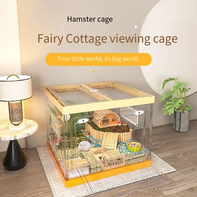 Smallest Hamster Cage In The World