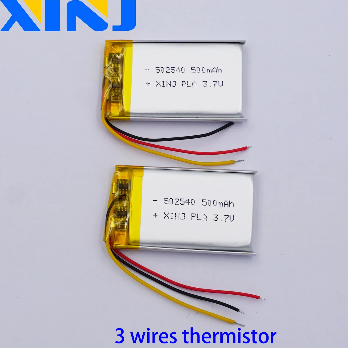 2pcs-3-7V-500mAh-1-85Wh-502540-Thermistor-NTC-3-Wires-Li-Polymer-Li ...