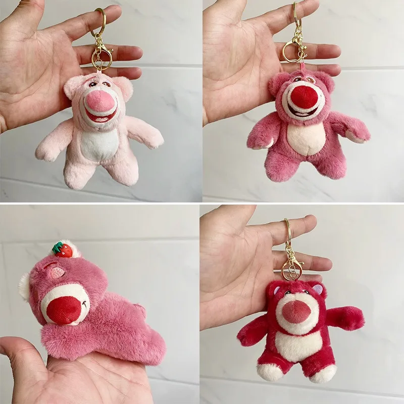 Disney-Lotso-Strawberry-Bear-Plush-Toy-Bear-Keychain-Animation ...
