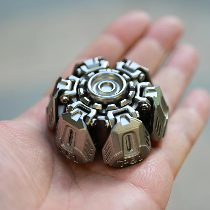 TMAX-Stainless-Steel-Interlinked-Unclasping-Shell-Spinner-Fidget ...