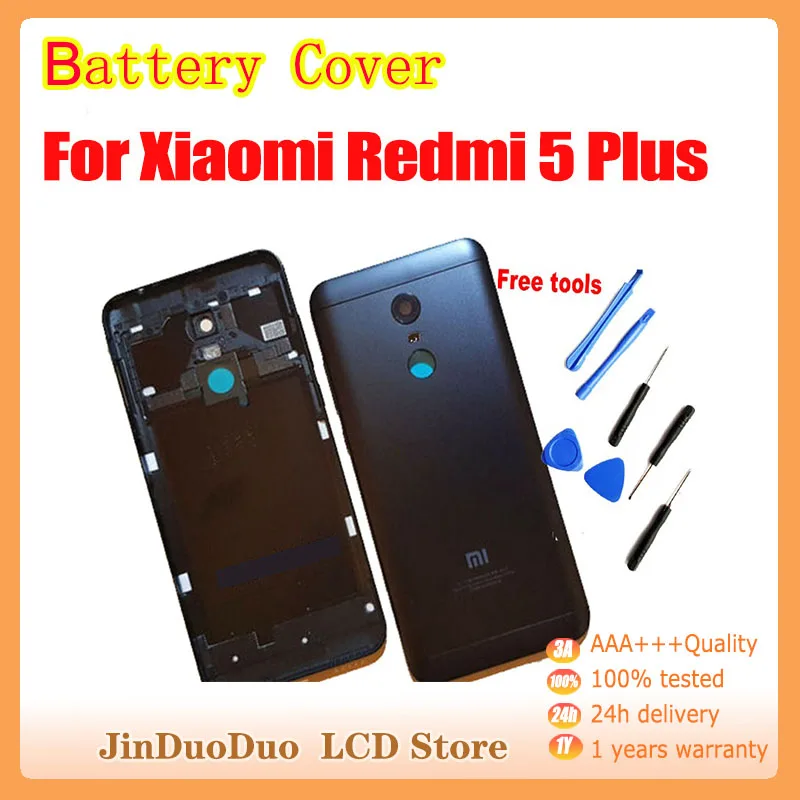Cubierta trasera para XIAOMI Redmi 5 Plus, cubierta trasera, montaje de ...