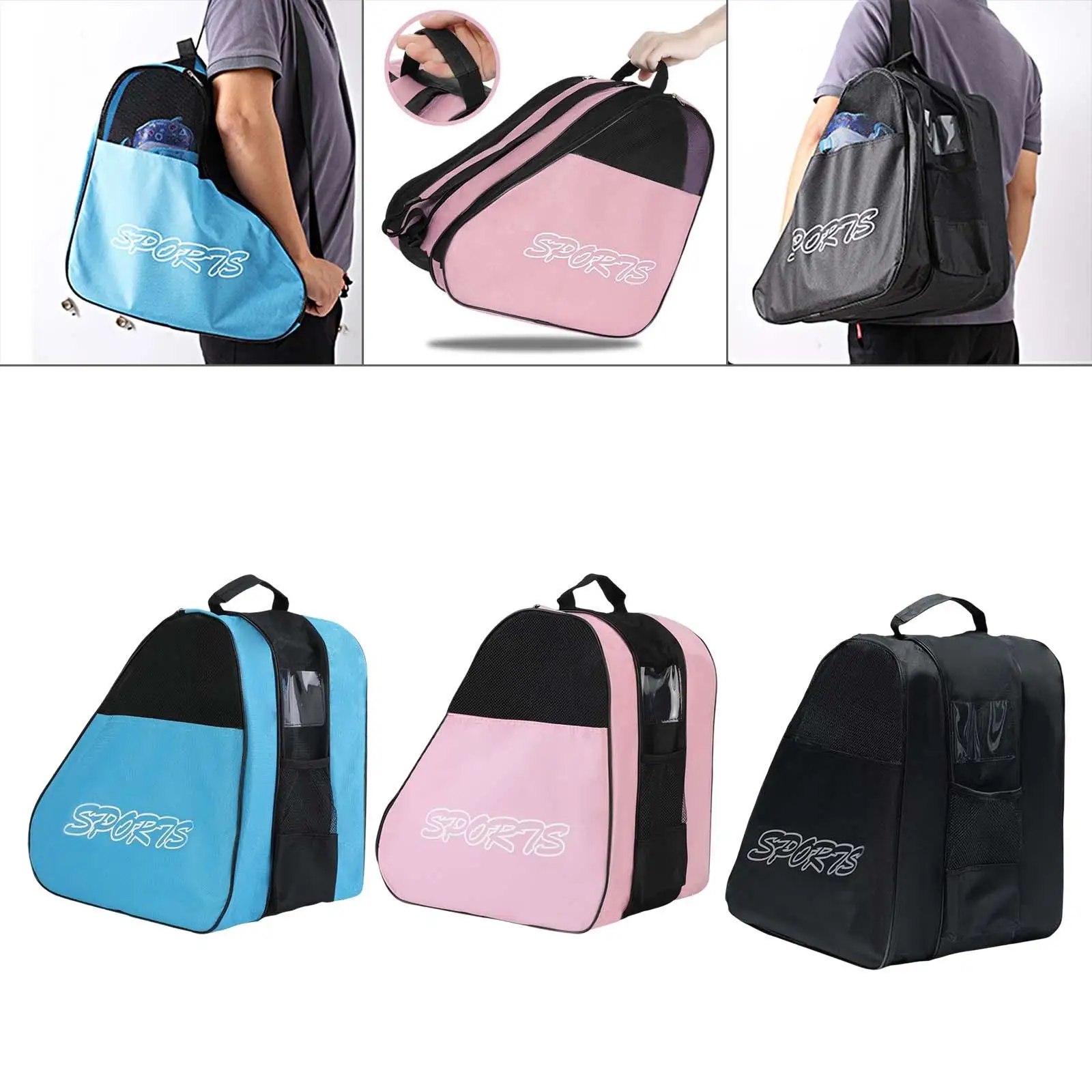 Roller-Skating-Bag-Sports-Accessories-Portable-Adjustable-Ice-Inline ...
