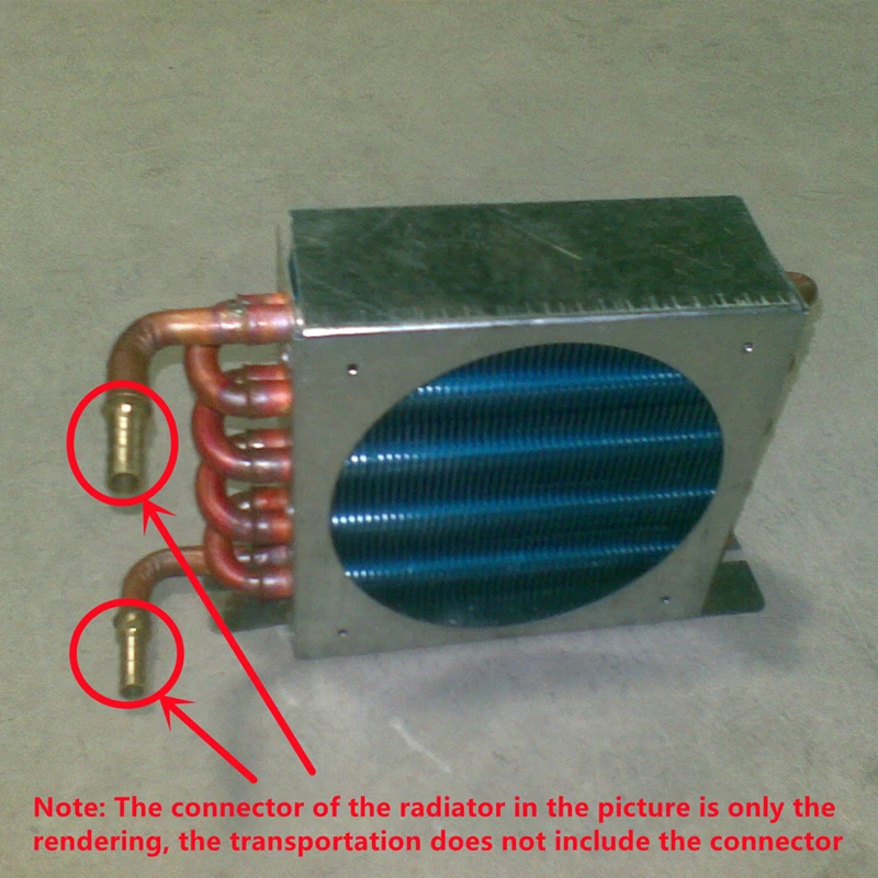 180-130-50mm-Water-cooled-Row-Condenser-Evaporator-Heat-Exchanger ...