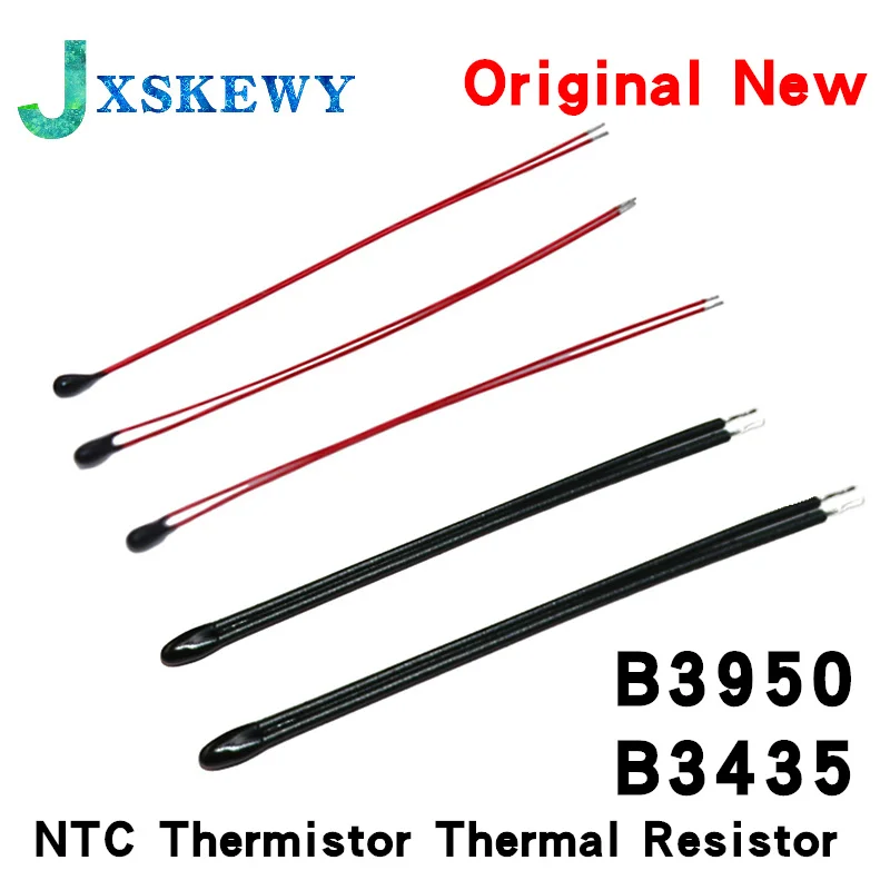 10pcs Mf52b Mf52d Ntc Thermistor Thermal Resistor B3950 B3435 10k 100k 50mm 60mm 80mm 100mm ...