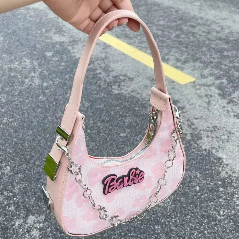 Y2k-Pink-Handbags-For-Women-Fashion-Flowers-Chain-Design-Shoulder-Bags ...