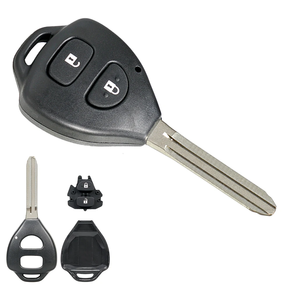 2-Buttons-Car-Remote-Key-Shell-Case-Smart-Key-Car-Case-Replacement ...