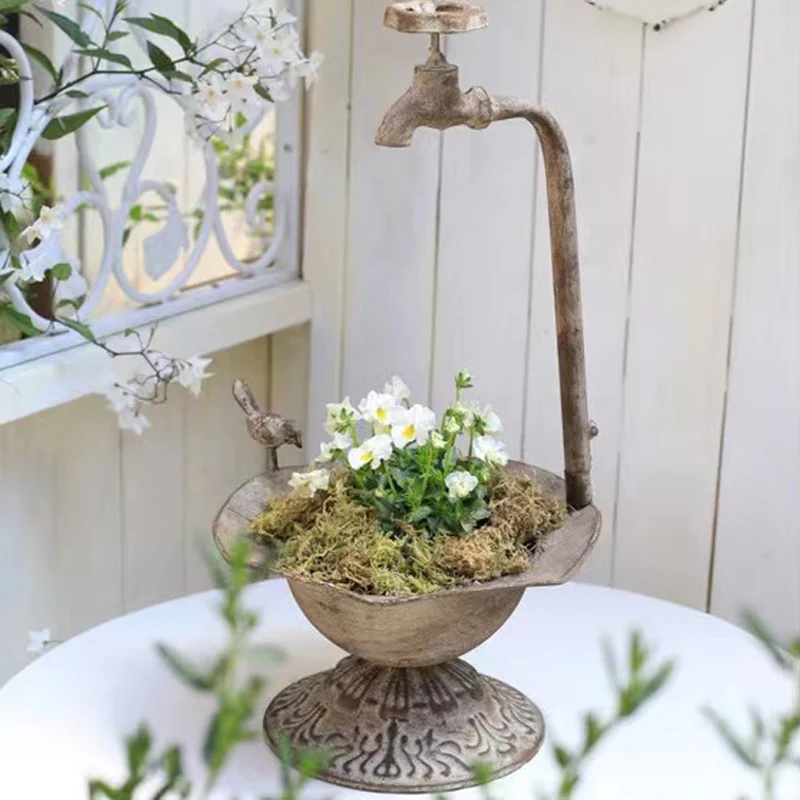 Flower Pot Bird Bath