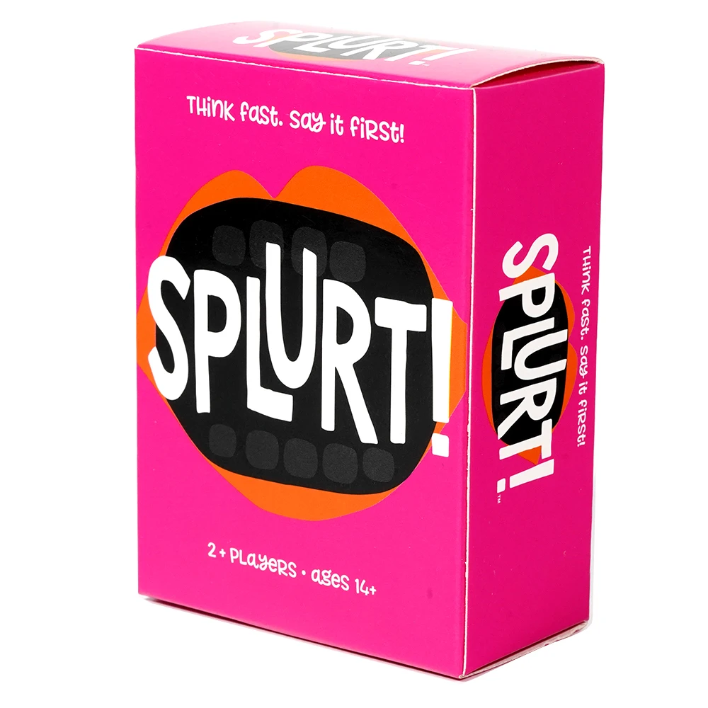 Splurt juego de cartas portátil para fiesta, Think Fast, el más nuevo ...